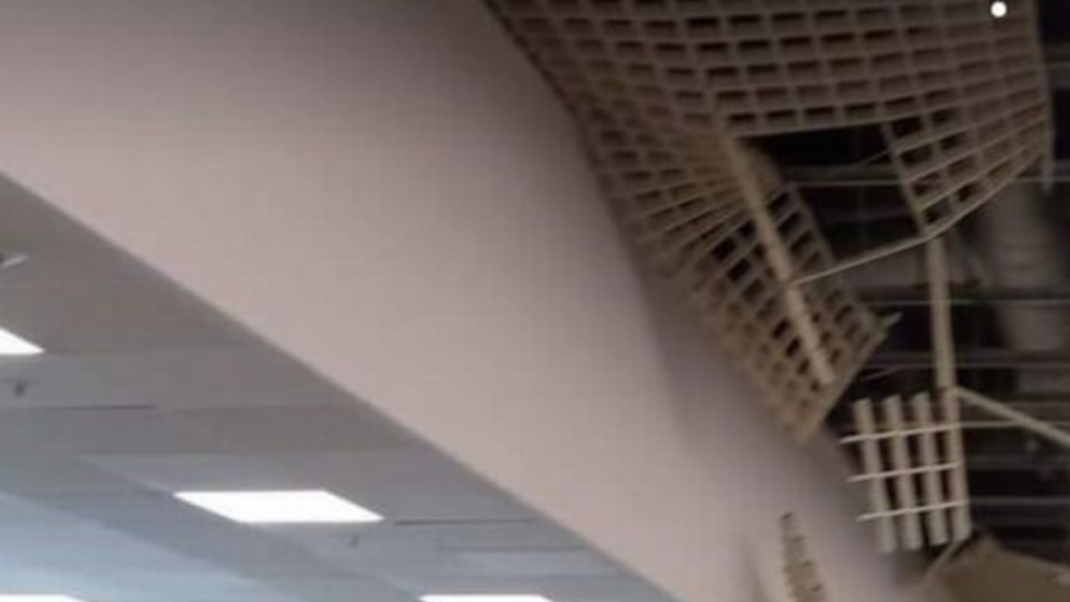 Asda ceiling panels collapse on shoppers - FIS
