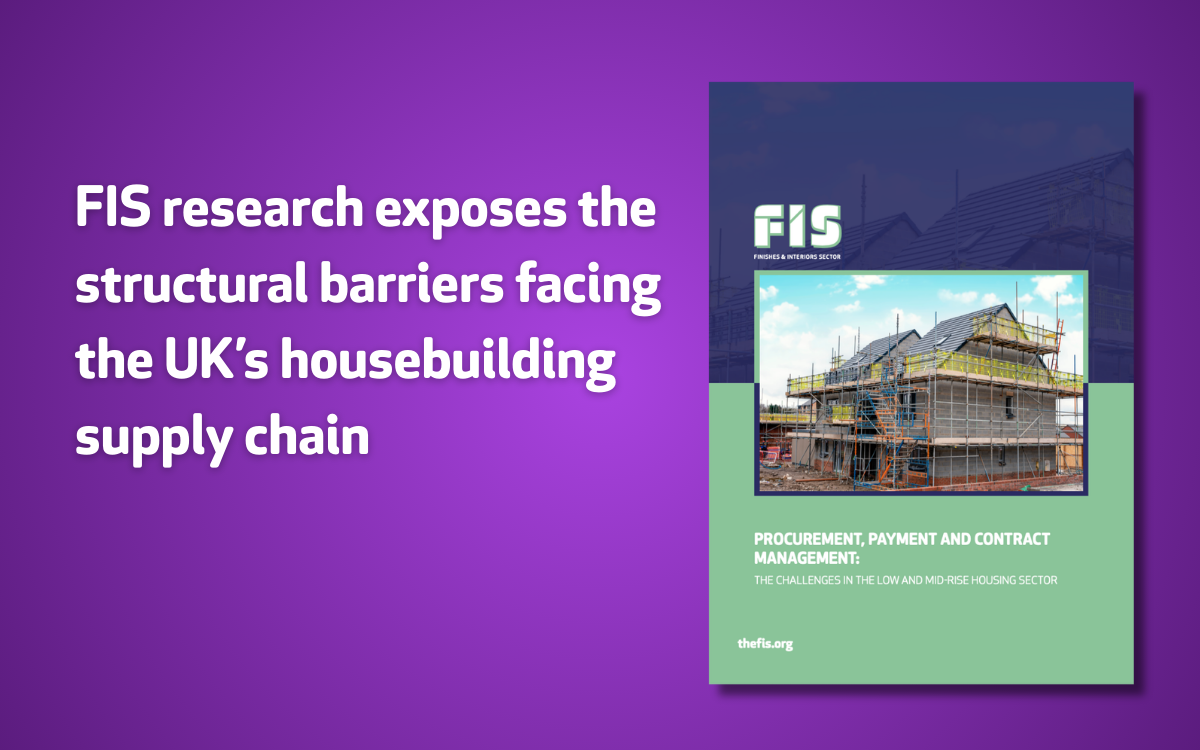 FIS survey reveals supply chain pressures threatening UK housebuilding ...